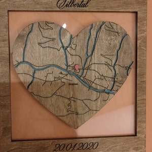 Personalised Map Location Key Holder for Wall, Custom Magnetic Key ...