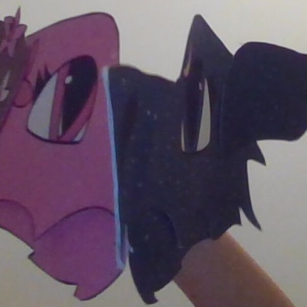 Digital Printable Paper Dragon Puppet DIY - Etsy