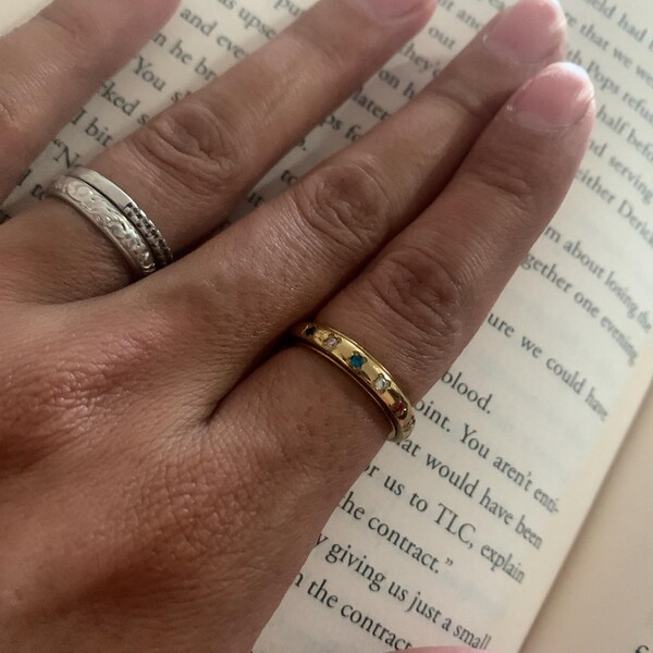 Swimming Fish Spinner Ring in Gold, Fish Ring, Fishing Lovers Ring ...