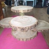 3 Tier Rustic Wedding Cake Stand - Etsy UK