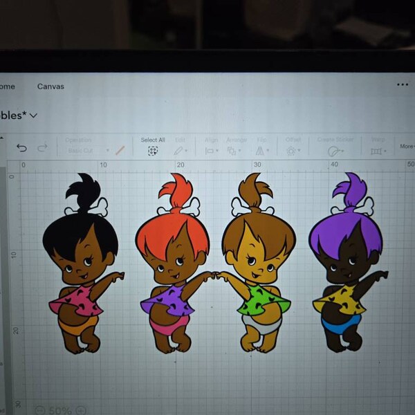 Pebbles Flintstones Svg Bundle, Svg Pack, Layered Svg, PNG, PDF, EPS ...