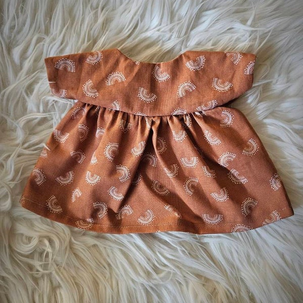 Doll Dress PDF Sewing Pattern and Tutorial for Studio Seren Stuffed ...