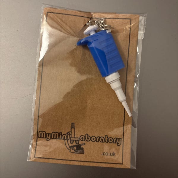 Pipette Keychain With Personalisation Science Keyring - Etsy