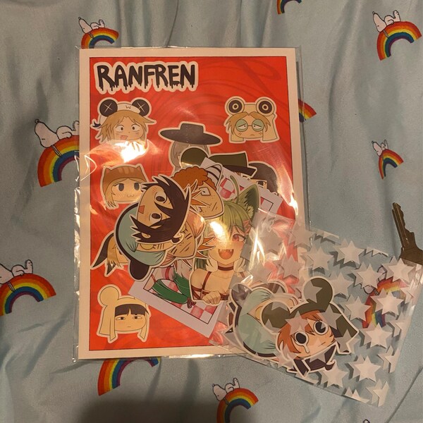 Ranfren Stickers Chibi Laminated Stickers - Etsy