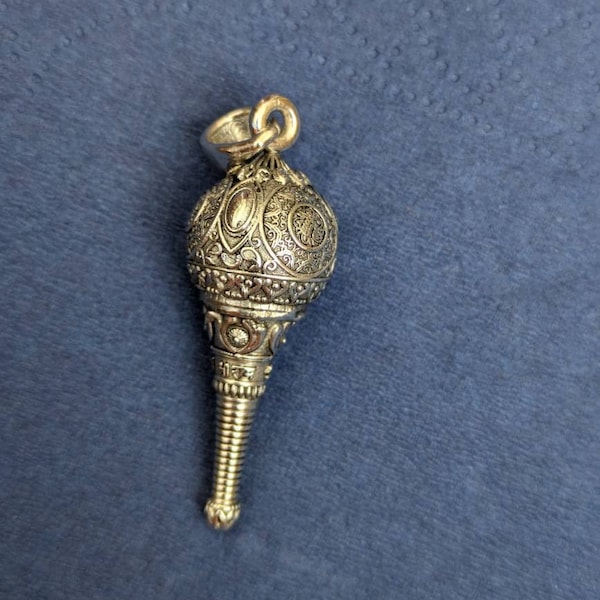 925 Silver Hanumanji Gada Pendant | Hindu Religious Jewelry | Lord ...