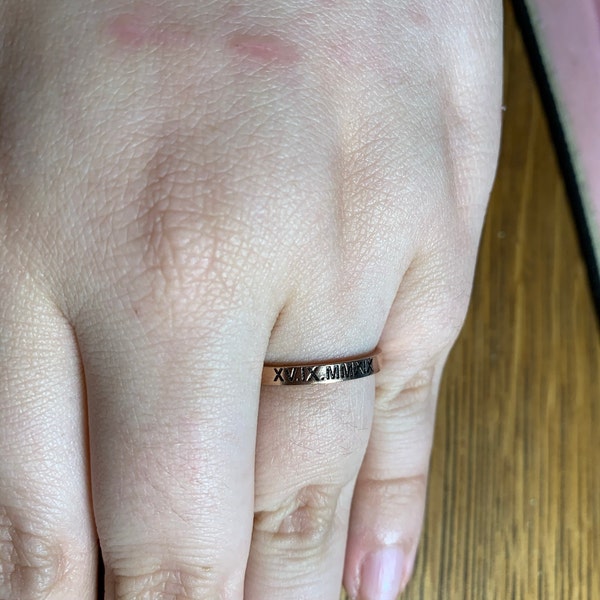 Coordinates Jewelry • Custom Location Stacking Rings • Dainty Latitude ...