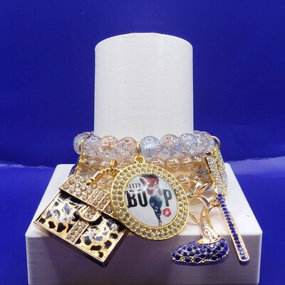 Graduate Braceletgraduation Gift Setred Charm Set Beaded - Etsy