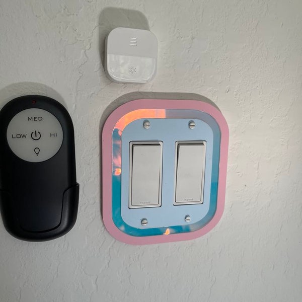 Oval Iridescent Light Switch Cover - Etsy