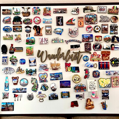 Large Personalized Magnet Board-custom Magnetic Message Board-kids Art ...