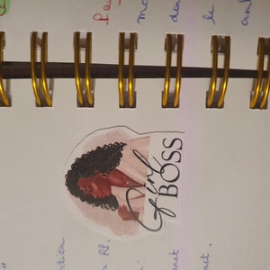 Office Digital Stickers for Goodnotes Planner, Business Woman Stickers ...