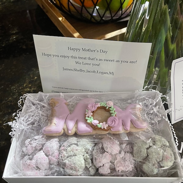 Mother's Day Cookie Gift Set: Dairy-free Kosher Treats - Etsy