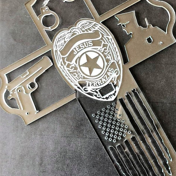 Law Enforcement Cross SVG | Police Cross Svg | Digital File Download ...