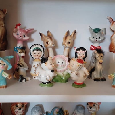 Rare Vintage Chained Cats - Etsy