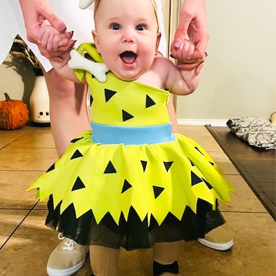 Wilma Flintstone Costume, Flintstone Birthday Dress, Family Flintstone ...