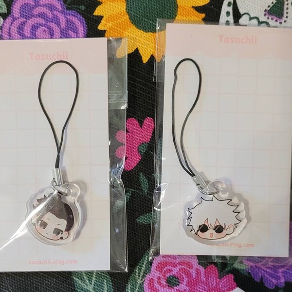 Cursed Sorcerer 2 Acrylic Keychain / Epoxy Charm Double Sided / Anime ...