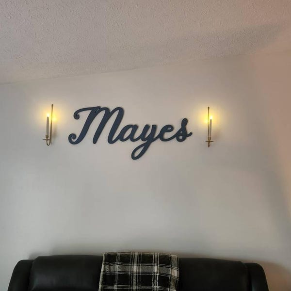 Large Baby Name Sign, Large Nursery Name Sign, Big Family Name Sign ...