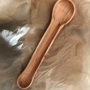Taste Testing Spoon wooden, Cherry Wood - Etsy
