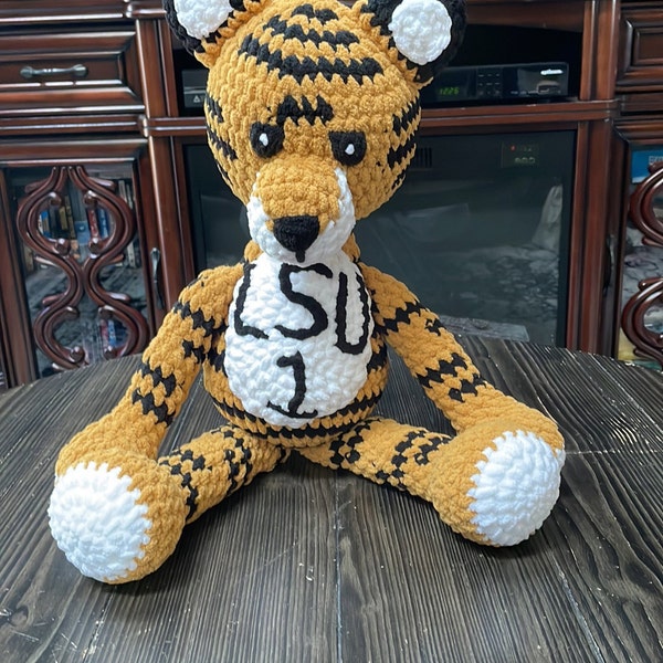 Tiger Crochet Pattern PDF - Crochet Animal Pattern - Crochet Tiger ...