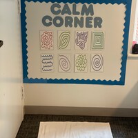 Finger Tracing Calming Cards, Printable Mindfulness Flash Cards, Calm ...