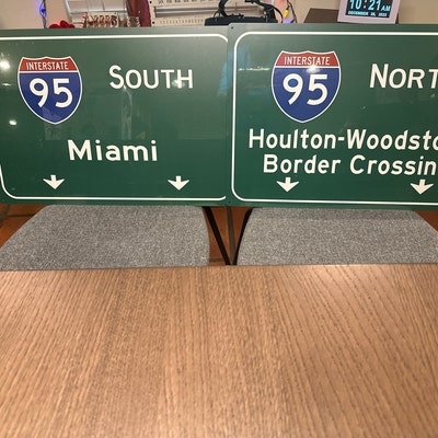 Personalized Interstate Highway Sign 12 X 18 Metal Wall Decor Travel ...