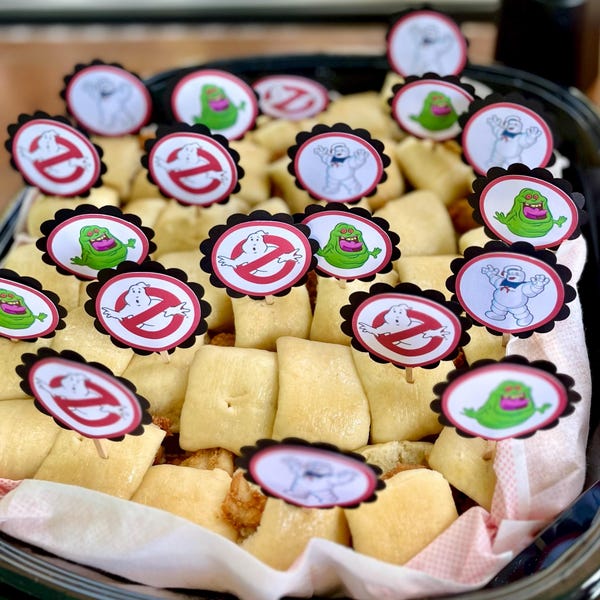 Ghostbusters Cupcake Toppers - Etsy