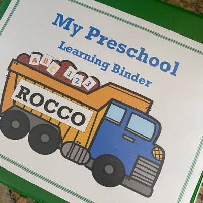 Preschool Learning Binder Transportation Theme - Etsy