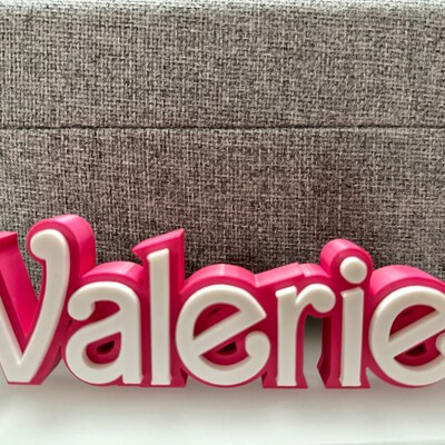 Custom Fashion Doll Style Name Sign Personalized Gift for Girl Kid Room ...