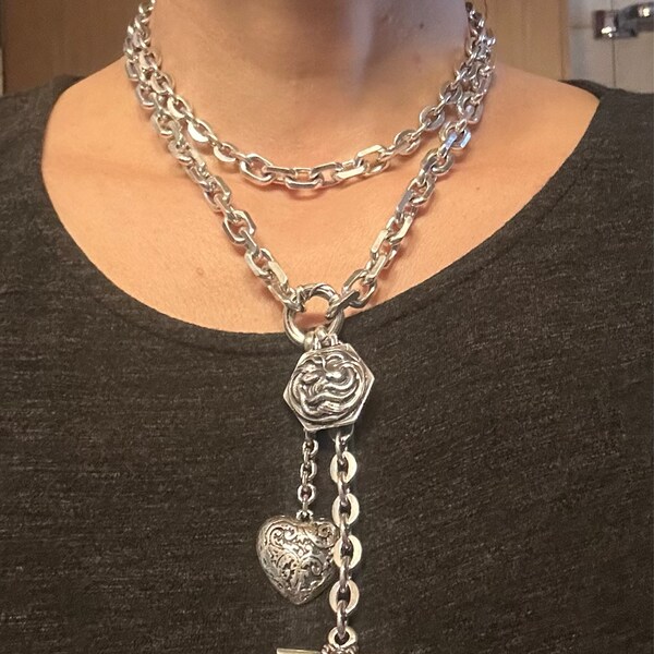 Medallion Necklace , Coin Collar Necklace , Gold Statement Necklace ...