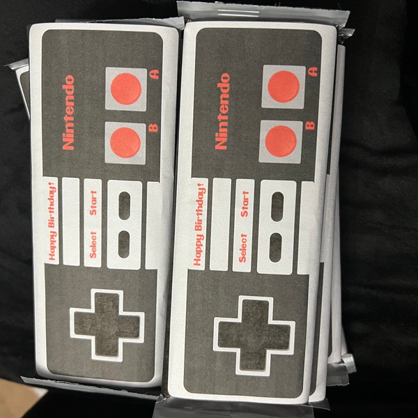 Printable Nintendo NES Controller Hershey's Chocolate Bar Wrapper ...