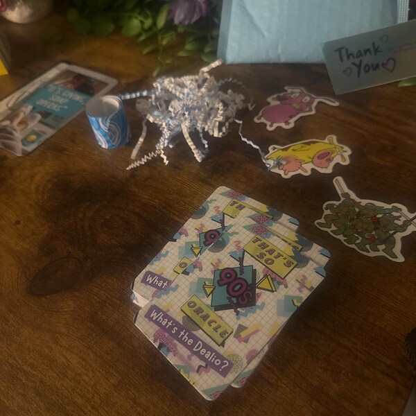 RED Oracle Deck - Etsy