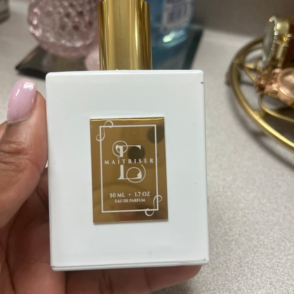 Custom Adhesive Metal Perfume Label Will Add Value to Your Square or ...