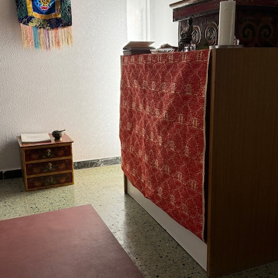 45 Cm Diameter, Traditional Tibetan Drum DHYANGRO for Buddhist Rituals ...