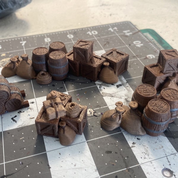 Cargo Piles Dnd Miniature Terrain, Dungeons and Dragons, D&D, Wargaming ...