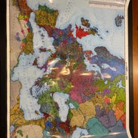 Germany History Map - Holy Roman Empire 1444 - Etsy Canada