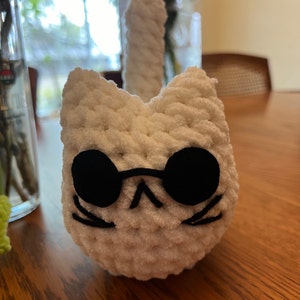 Crochet Gojo Cat Plushie - Etsy