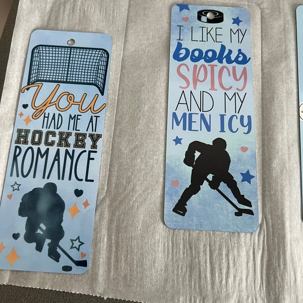 Hockey Romance Bookmarks: Spicy Smut Reader Gift (digital Printable) - Etsy