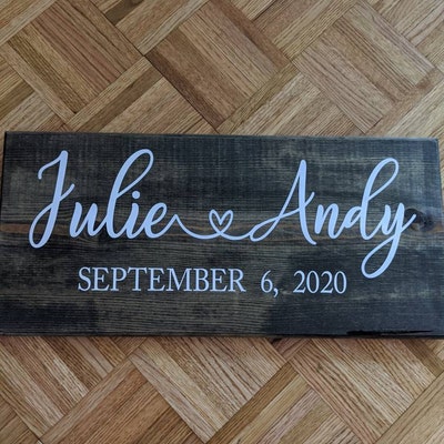 Wedding Welcome Sign Vinyl Decal for Glass Frame, Mirror, or Wood ...