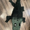 CROCHET PATTERN Alligator Blanket Alligator Costume Pattern Bulky ...