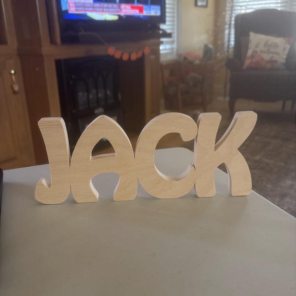 Wooden Name, Custom Desk Name, Wooden Scroll Saw Name, Wood Name ...