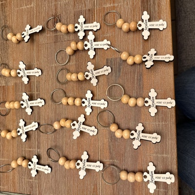 Baptism Favors Personalized Cross Magnet Bulk Baptism Favors for Boy or ...