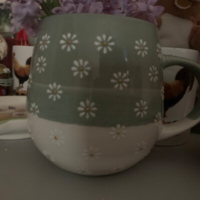 Daisy Coffee Mug Cozy Tea Cups Daisy Cappuccino Ceramic Mug Cute Daisy ...