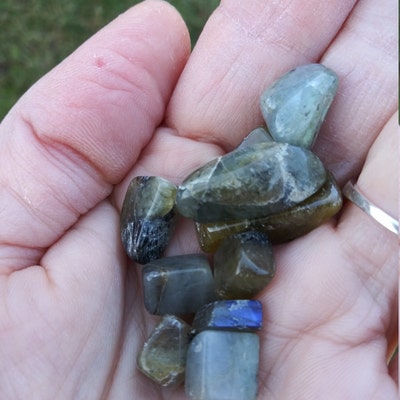 Tumbled Labradorite Lots, Small Crystal Chips, Healing Stones Crystals ...