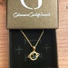 18K Gold Plated Sapphire Saturn Necklace: Astronomy Jewelry - Etsy