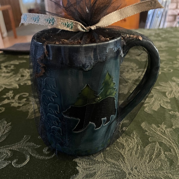 Ancient Tree of Life Under Swallow Migration Coffee Mug, Handmade ...