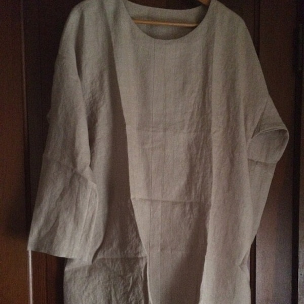 Linen Tunic Dress, Oversized Tunic, Womens Tunic, Plus Size Tunic ...