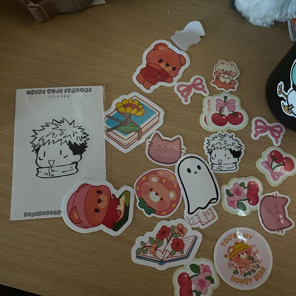 Gojo Satoru Flower Field Sticker Strawberry Flowers JJK Jujutsu Kaisen ...