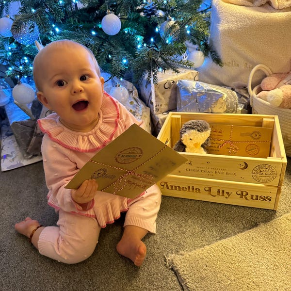 Custom Baby's First Christmas Letter - Personalised Nice List ...