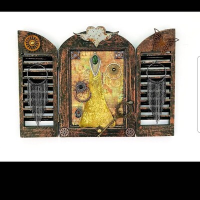 SHADOW BOX Art, Assemblage Art, Mixed Media Art, Art Home Décor, Unique ...