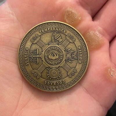 Stoic Virtues Coin Stoicism Philosophy Stoic Philosophy Dailystoic ...