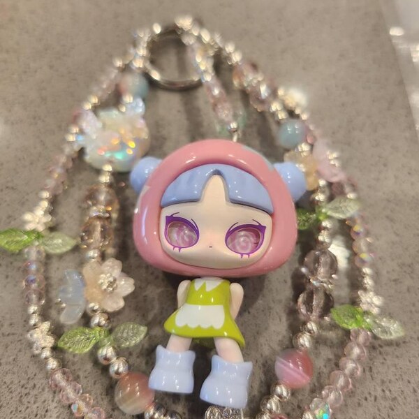 Authentic POPMART Pop Beans Keychain | Phone Charm| Purse Charm | Molly ...